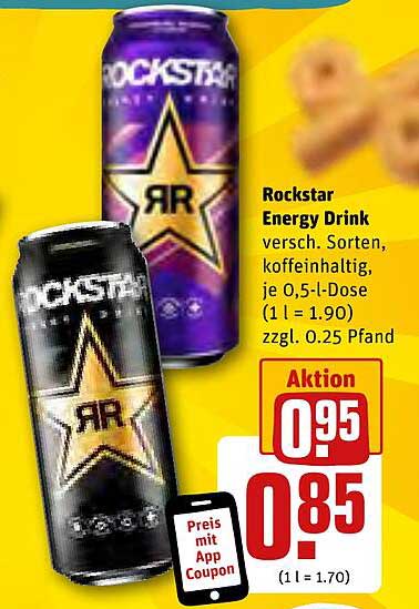 Rockstar Energy Drink Angebot bei REWE