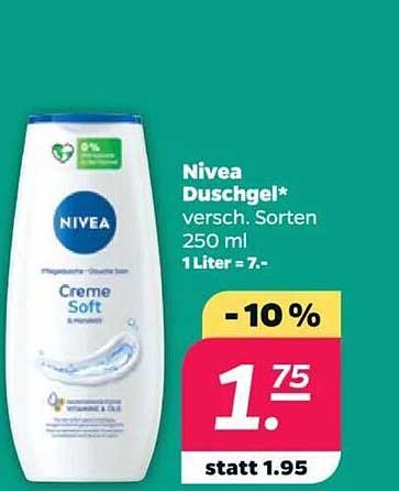 Nivea Duschgel* Angebot bei NETTO