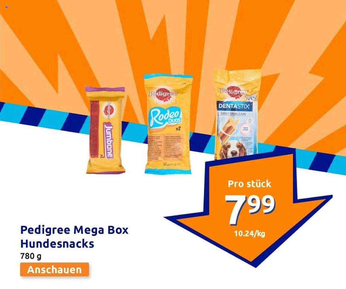 Pedigree Mega Box Hundesnacks Angebot bei Action