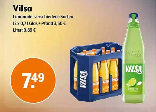 Vilsa Angebot bei Trink & Spare