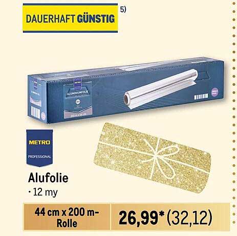 Alufolie Angebot bei METRO