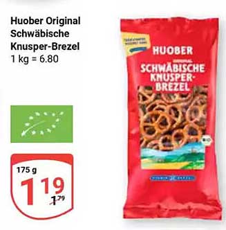 Huober Original Schwäbische Knusper-Brezel Angebot bei Globus