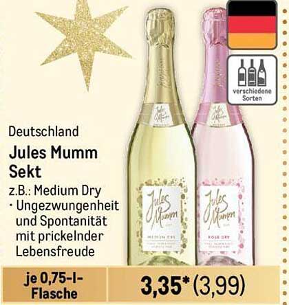 Sekt Mumm Im Angebot