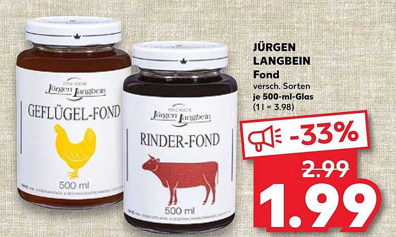 Jürgen Langbein Geflügel-Fond Jürgen Langbein Rinder-Fond Angebot bei ...