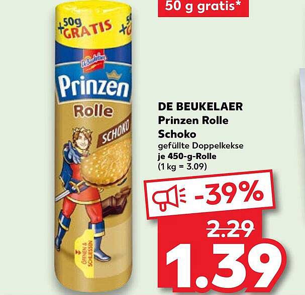 Prinzen Rolle Schoko Angebot bei Kaufland