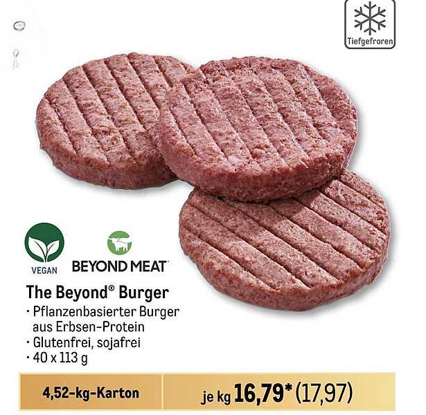The Beyond® Burger Angebot bei METRO - ProspektGuru.de