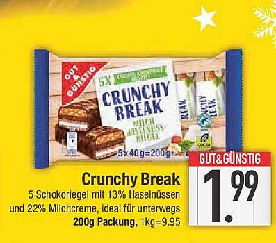 Crunchy Break Angebot bei E-Center - ProspektGuru.de
