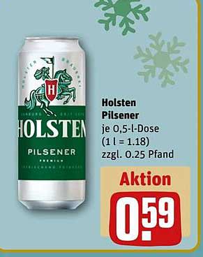 Holsten Pilsener Angebot bei REWE Center - ProspektGuru.de