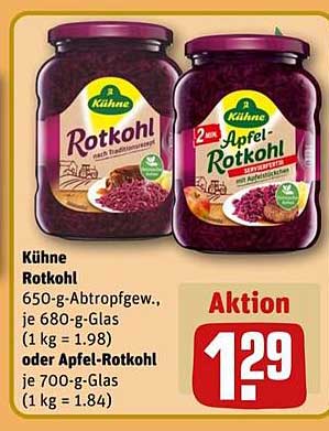 Kühnе Rotkohl Angebot bei REWE Center - ProspektGuru.de