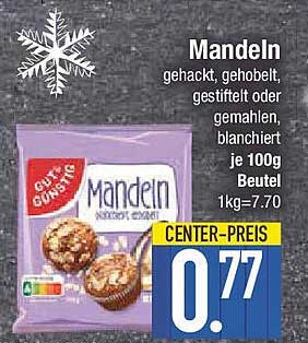 Mandeln Angebot bei E-Center - ProspektGuru.de