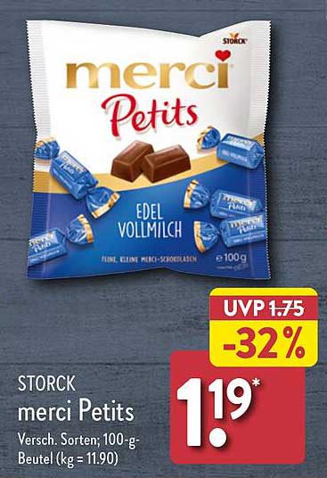 Merci Petits Angebot bei Aldi Nord
