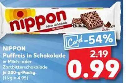 Nippon Puffreis In Schokolade Angebot bei Kaufland