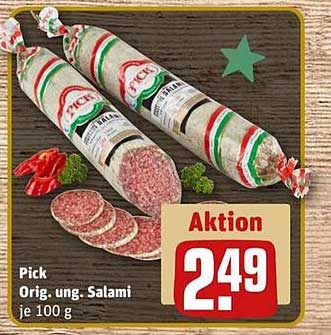 Pick Orig. Ung. Salami Angebot bei REWE Center - ProspektGuru.de