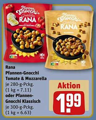 Rana Pfannen-Gnocchi Tomate & Mozzarella Oder Pfannen-Gnocchi Klassisch ...