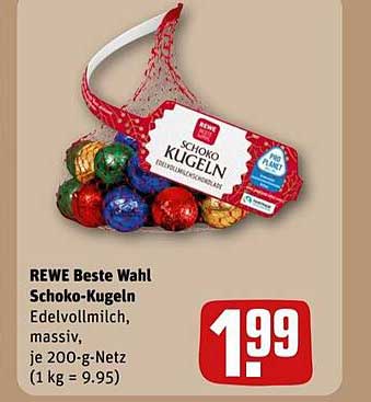 Rewe Beste Wahl Schoko-Kugeln Angebot bei REWE Center