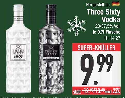 Three Sixty Vodka Angebot bei E-Center