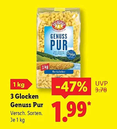 3 Glocken Genuss Pur – 1 Kg Angebot bei Lidl - ProspektGuru.de