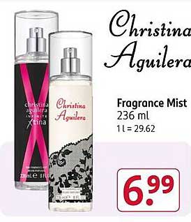 Christina Aguilera Fragrance Mist 236 Ml Angebot bei Rossmann ...