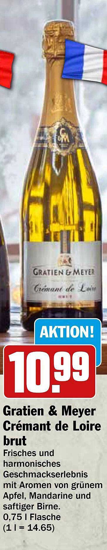 Gratien & Meyer Crémant De Loire Brut Angebot bei Hit - ProspektGuru.de