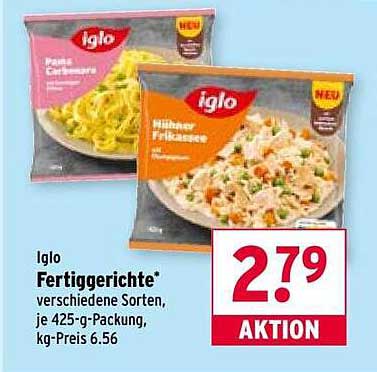 Iglo Fertiggerichte – Verschiedene Sorten Angebot bei Wasgau ...