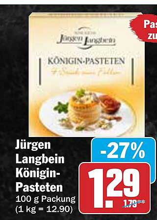 Jürgen Langbein König-Pasteten Angebot bei Hit - ProspektGuru.de