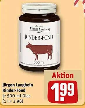 Jürgen Langbein Rinder-Fond 500 Ml Angebot bei REWE Kaufpark ...