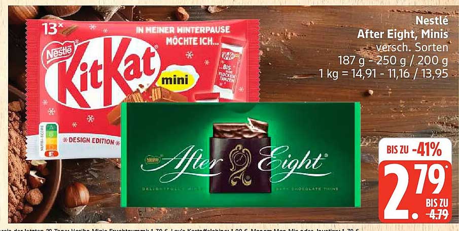 Nestlé After Eight, Minis & Kit Kat Mini – Perfekte Nascherei Für Die ...