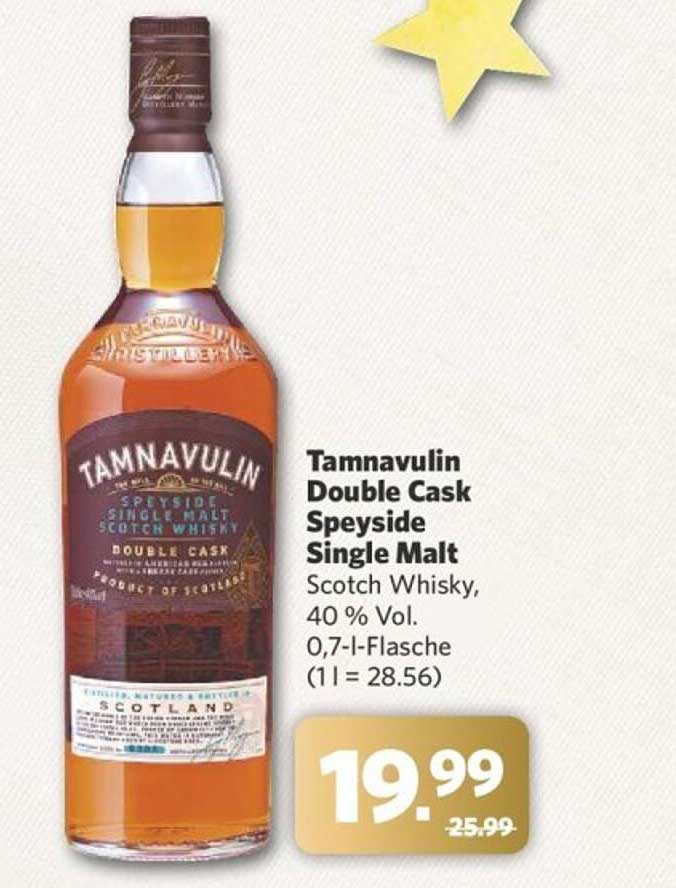 Tamnavulin Double Cask Speyside Single Malt Scotch Whisky Angebot bei ...