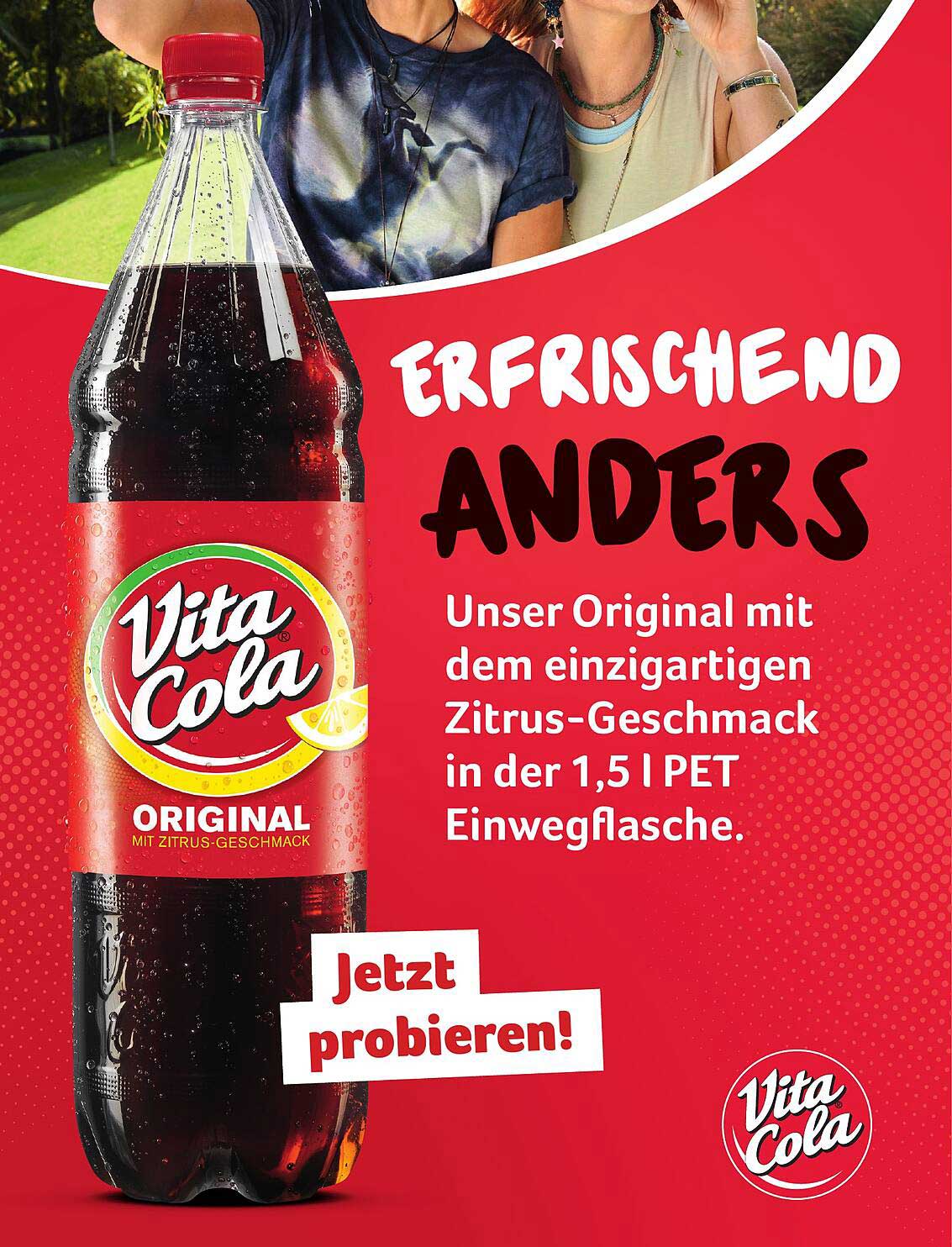 Vita Cola Original Mit Zitrus-Geschmack 1,5 L Pet Einwegflasche Angebot ...