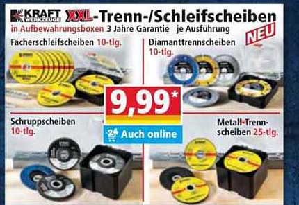 Xxl-Trenn-/Schleifscheiben In Aufbewahrungsboxen Angebot bei Norma ...