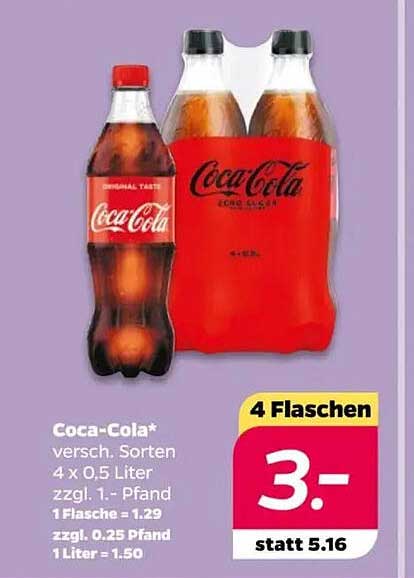 Coca-Cola* Angebot bei NETTO