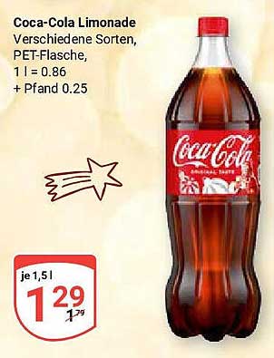 Coca-Cola Limonade Angebot bei Globus