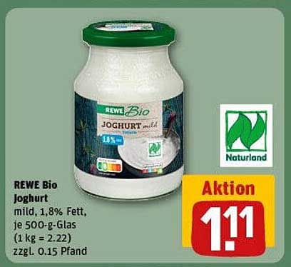 Rewe Bio Joghurt Angebot bei REWE