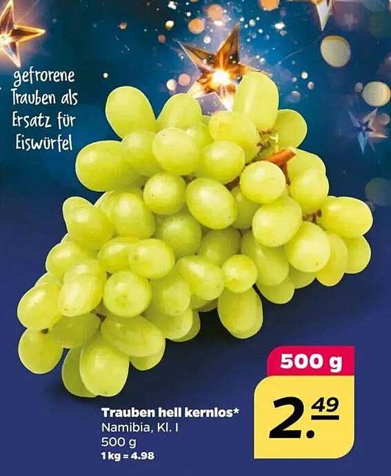 Trauben Hell Kernlos* Angebot bei NETTO