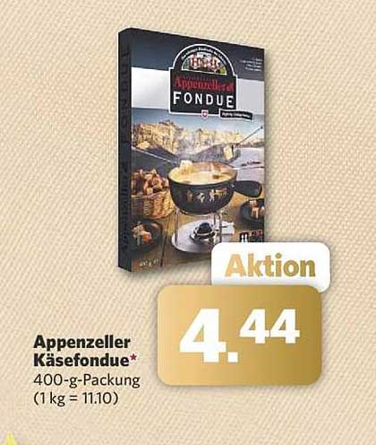 Appenzeller Schweizer Käsefondue 400 G Angebot bei Hit - ProspektGuru.de