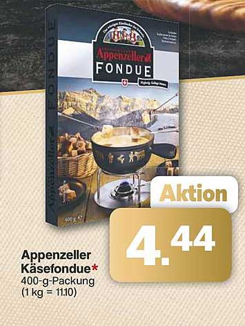 Appenzeller Schweizer Käsefondue 400 G Angebot bei Hit - ProspektGuru.de
