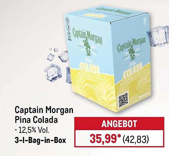 Captain Morgan Pina Colada 3-I-Bag-In-Box • 12,5% Vol. Angebot bei ...