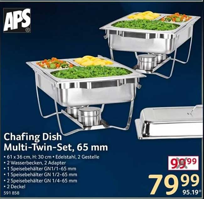 Chafing Dish Multi-Twin-Set, 65 Mm Angebot bei Selgros - ProspektGuru.de
