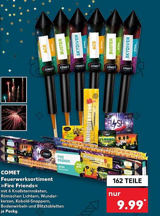Comet Feuerwerksortiment »Fire Friends« Angebot bei Kaufland ...
