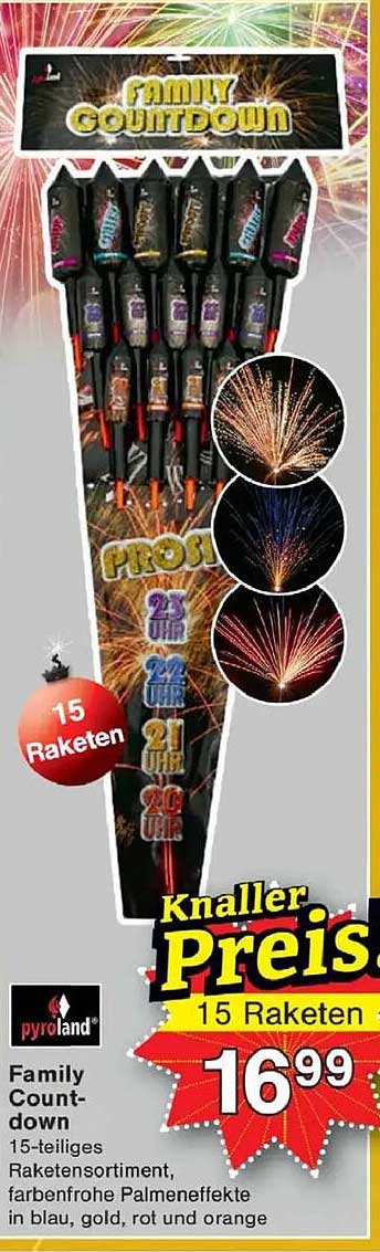 Family Countdown - 15 Raketen Angebot bei Jawoll - ProspektGuru.de