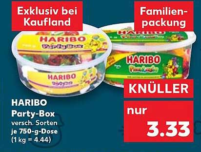 Haribo Party-Box Angebot bei Kaufland - ProspektGuru.de
