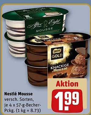 Nestlé Mousse - Verschiedene Sorten Angebot bei REWE Center ...