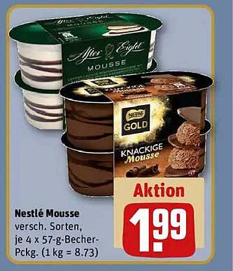 Nestlé Mousse - Verschiedene Sorten Angebot bei REWE Center ...