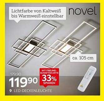Schãne Novel Led Deckenleuchte Bilder