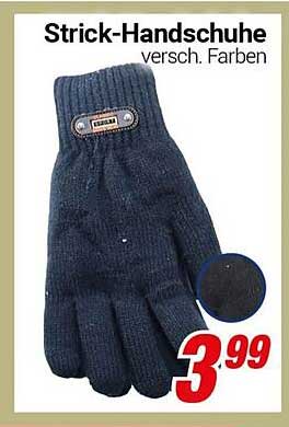 Strick-Handschuhe In Verschiedenen Farben Angebot bei CENTERSHOP ...