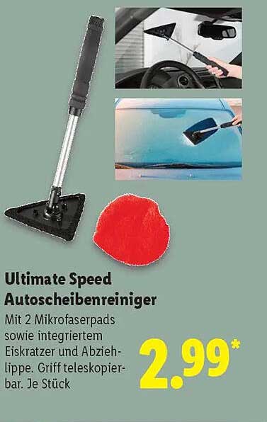 Ultimate Speed Autoscheibenreiniger Angebot bei Lidl - ProspektGuru.de