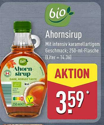 Ahornsirup Angebot bei Aldi Nord - ProspektGuru.de