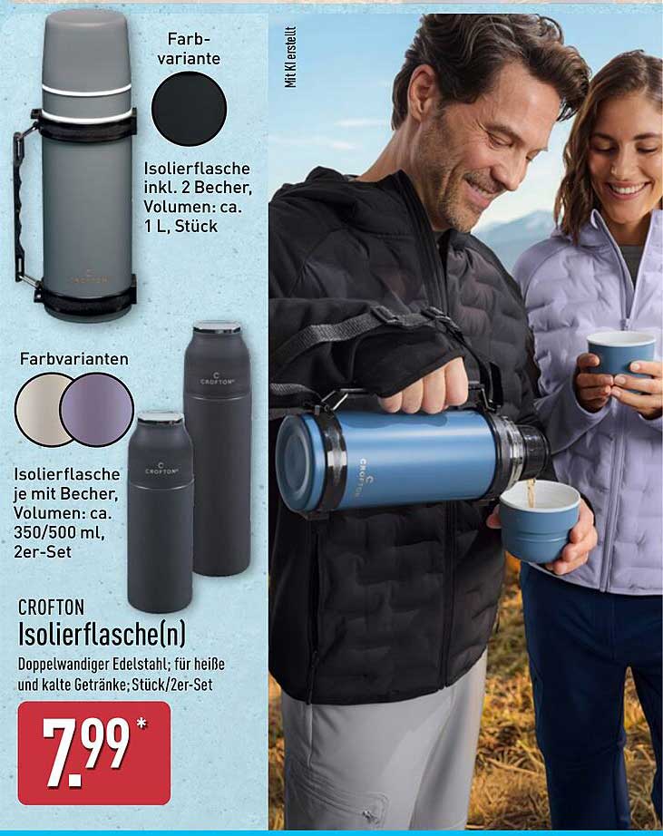 Crofton Isolierflasche(N) Angebot bei Aldi Nord - ProspektGuru.de