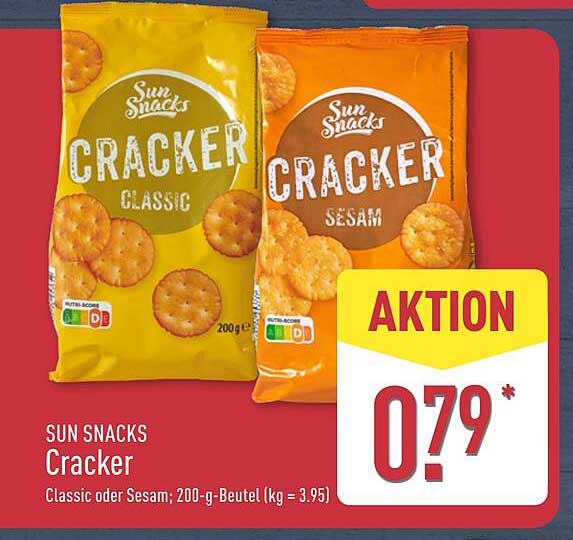 Sun Snacks Cracker Angebot bei Aldi Nord - ProspektGuru.de