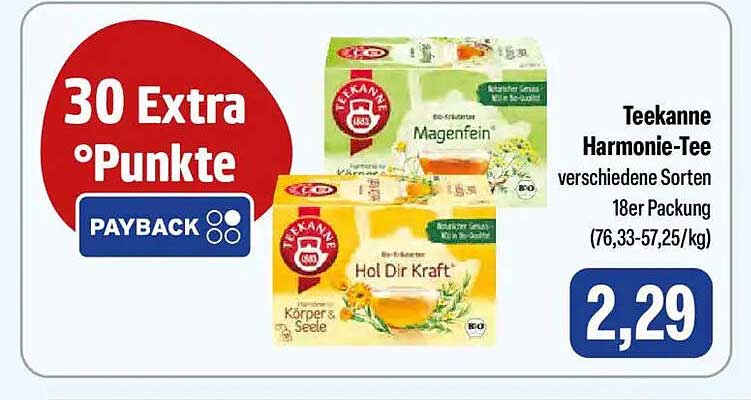 Teekanne Harmonie-Tee Verschiedene Sorten 18Er Packung Angebot bei ...